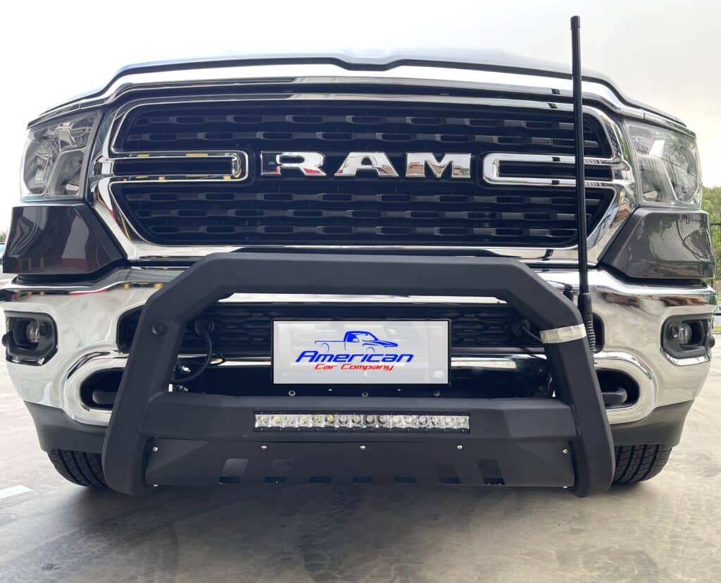 RAM 1500 DT Nudge bar with LED Light Bar - The Best RAM Accessories