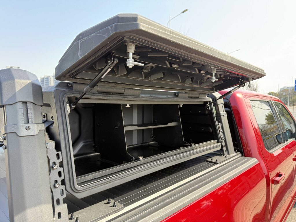 Bed Rack System With 2 x Tool Boxes and Top Platform Fit Ram 1500 DS ...