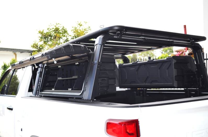 Bed Rack System With 2 x Tool Boxes and Top Platform Fit Ram 2500/3500 ...